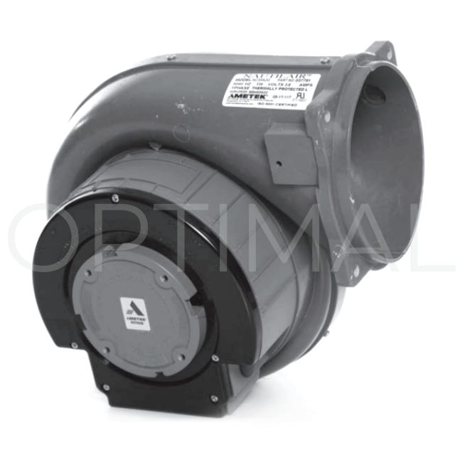 NC33AE9-080114 Ametek Bison DFS Brushless Blower Nautilair 10.5" 230V ...